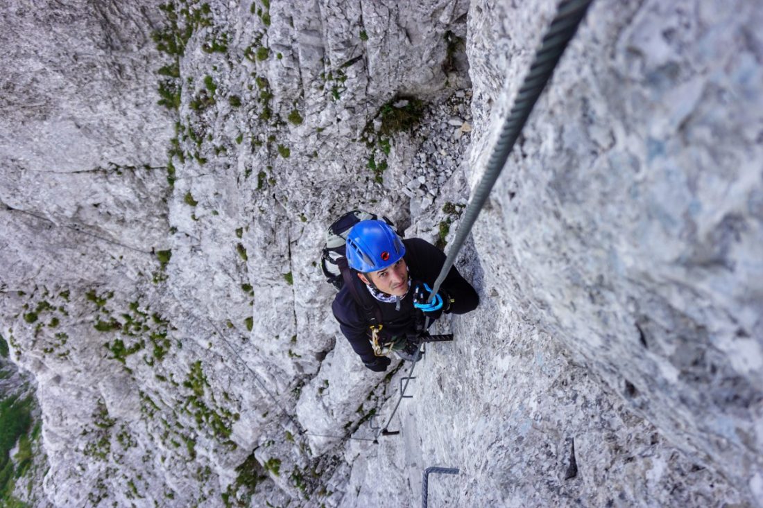 Zbrane informacije o feratah na Cjajnik in ÖTK Neu Stieg – Tadeja naokrog